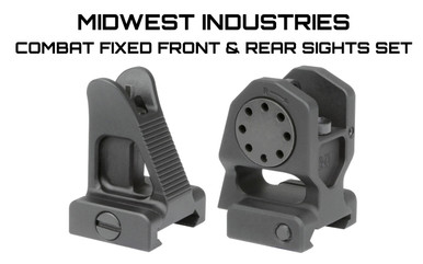 Midwest Industries MICBUIS Combat Rifle Fixed Sight Set - Front & Rear ...