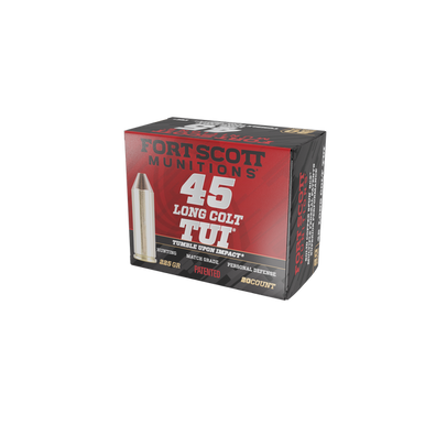 Fort Scott Munitions 45LC225SCV Tumble Upon Impact (TUI) .45 Long Colt ...