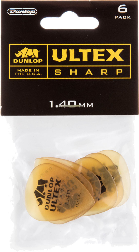 Dunlop Ultex Sharp Guitar Picks 433 Ultex Sharp .73 mm 6 Pack