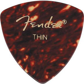 Fender 346 Shape Classic Celluloid Rounded Triangle Guitar Picks 346 ...