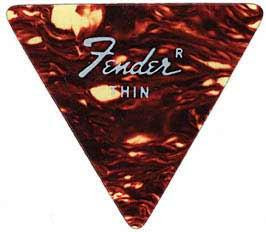 Fender 451 Shape Classic Celluloid Picks 451-700 Shell Thin 12 Pack