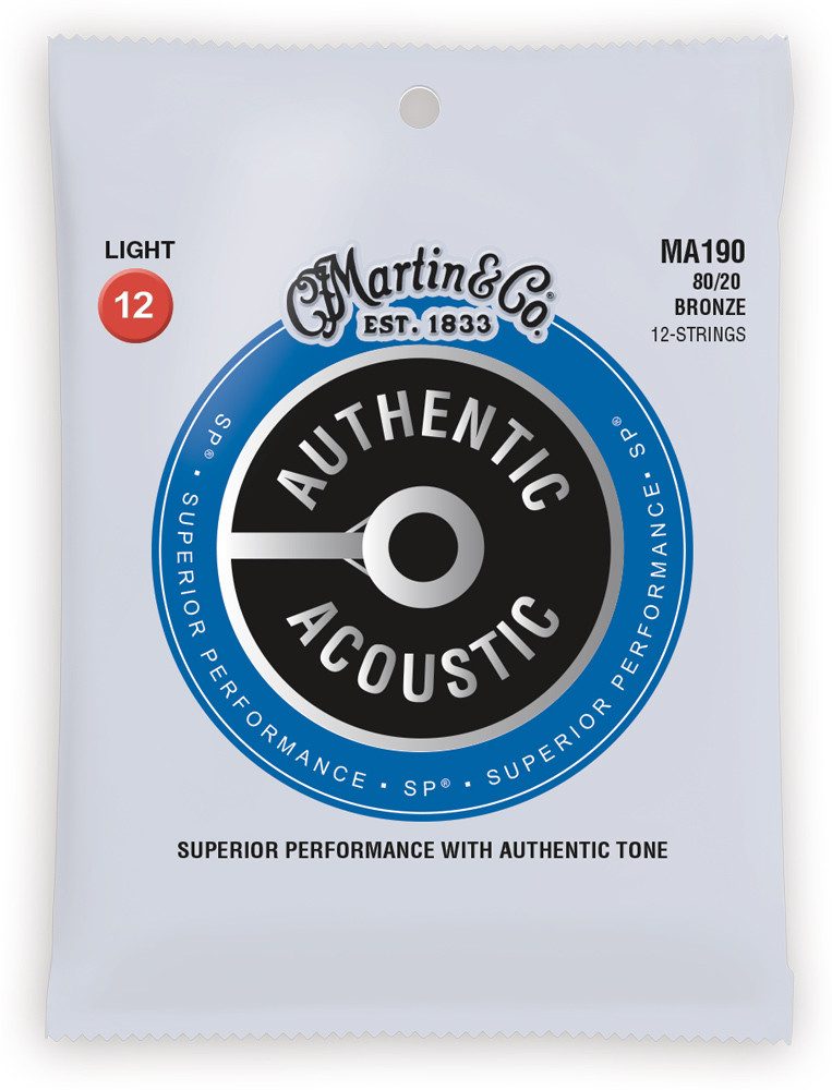 Martin M140 The Originals 80/20 Bronze Acoustic Guitar Strings Light 12-54