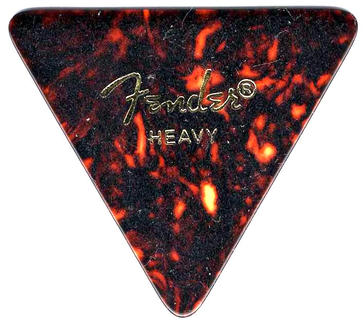 Fender Triangle Picks 355 Celluloid Shell 12-Pack