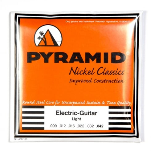 Pyramid Nickel Classics Round Core Guitar Strings Light R450 Light 9-42