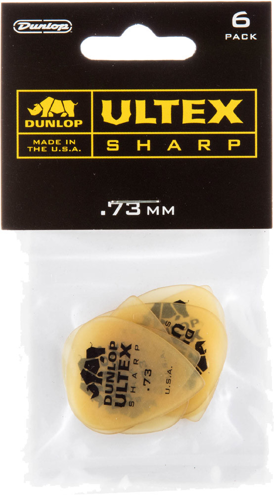 Dunlop Ultex Sharp Guitar Picks 433 Ultex Sharp 1.0 mm 6 Pack
