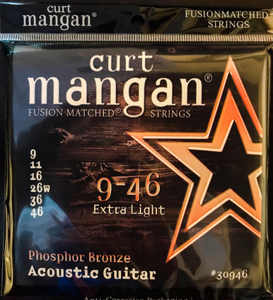 Curt Mangan Fusion Matched Phosphor Bronze Acoustic Guitar Strings ...