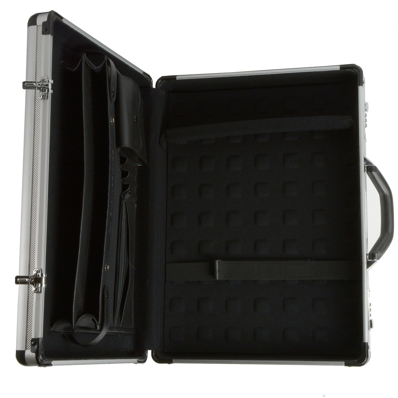 Alpine Swiss Aluminum Attache Case Padded Laptop Briefcase Combo Lock ...