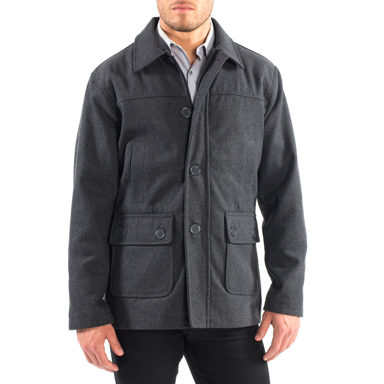 Alpine Swiss Wyatt Mens Classic Barn Coat - Alpine Swiss