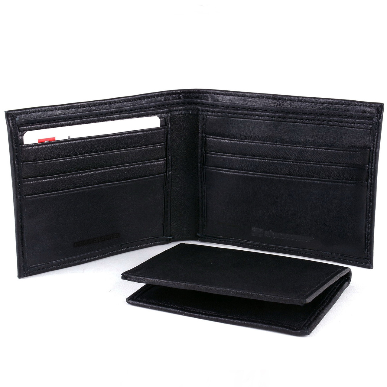 Alpine Swiss Mens Wallet Trifold Bifold Billfolds to choose from ...