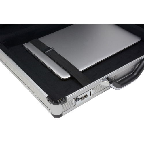 Metal Briefcase for Laptop with Lockable Hard Case