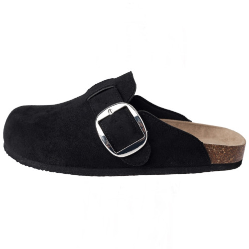 Alpine Swiss Edith Womens Clogs Cork Footbed Slippers Mules Slip On ...