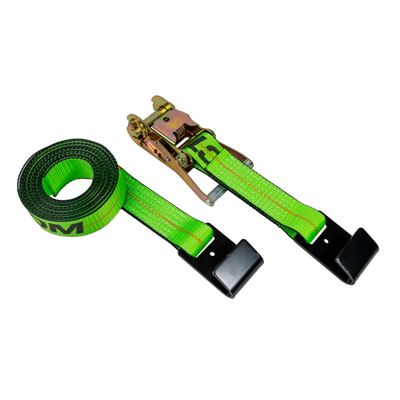 2 in. x 15 ft. Cargo Ratchet Strap with Flat Hooks | ECTTS