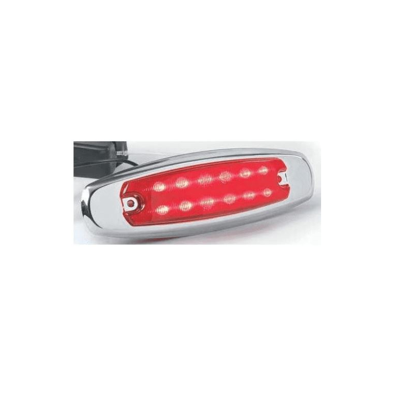 Maxxima - 6 in. Red Clearance Marker Light | 12 LED, Oval
