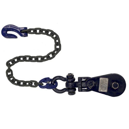 Snatch Block w/Chain & Swivel Hook 4 Ton | B/A
