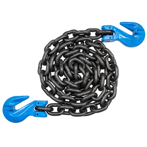 Grade 100 5/8 in. x 10 ft. Chain Assembly w/Grab Hooks | ECTTS