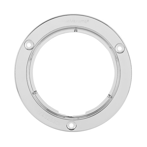 4 in. Round Stainless Steel Security Flange Chrome FI | Maxxima