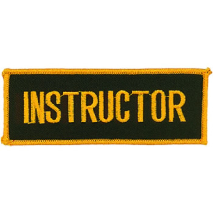 Instructor Patch - Pack of 5 | UniformsForMartialArts.com