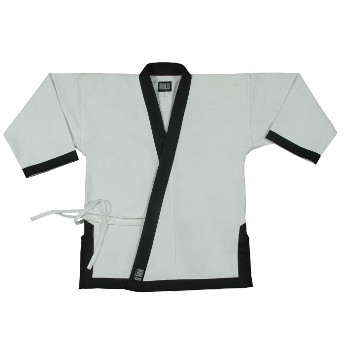 12 oz Heavyweight Karate Jacket with Full Trim | UniformsForMartialArts.com