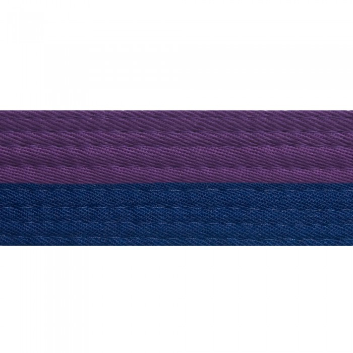 Purple Half and Half Martial Arts Rank Belt - 3 Color Options