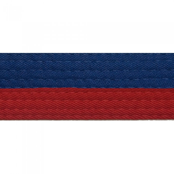 Blue Half and Half Martial Arts Rank Belt | UniformsForMartialArts.com
