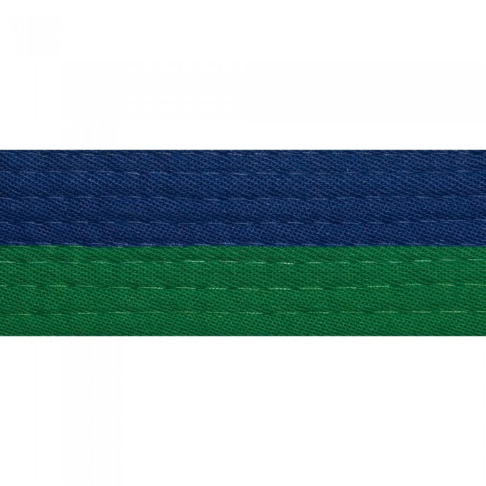 Blue Half and Half Martial Arts Rank Belt | UniformsForMartialArts.com