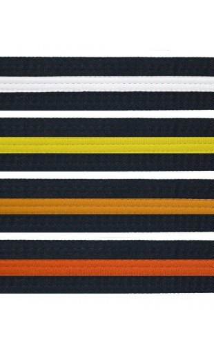 Karate Belts with Stripe | UniformsForMartialArts.com