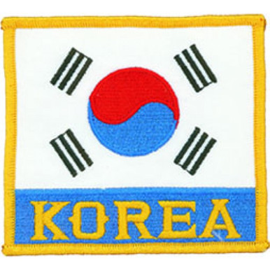 Korean Flag Patch - Pack of 5 | UniformsForMartialArts.com