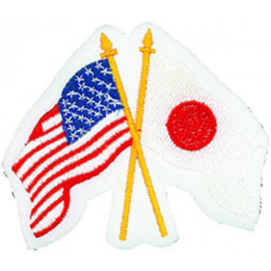 USA/Japan Flag Patch - Pack of 5 | UniformsForMartialArts.com