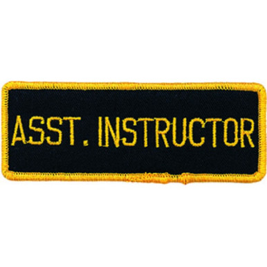 Asst. Instructor Patch - Pack of 5 | UniformsForMartialArts.com