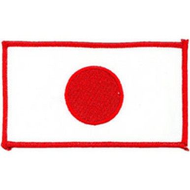 Japanese Flag Patch - Pack of 5 | UniformsForMartialArts.com