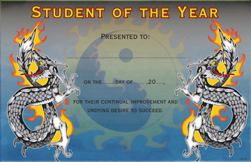 Student of the Year Certificate - CER-72 - Pack of 10 ...