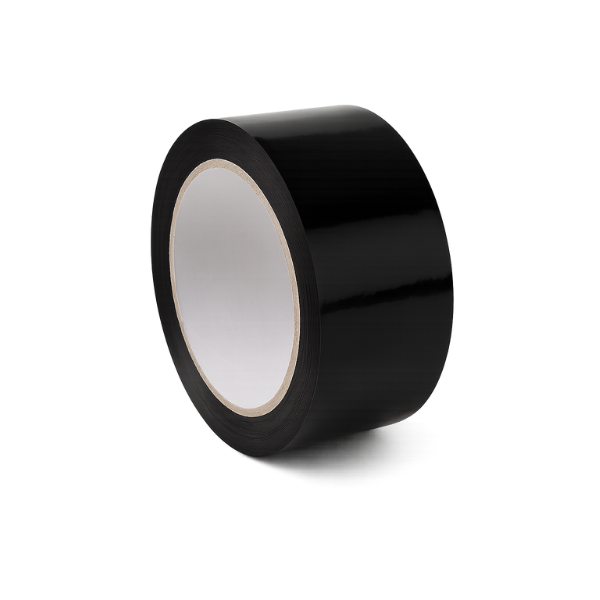 Black Polypropylene Tape - Hot melt - 48mm x 66M | Pack Exact