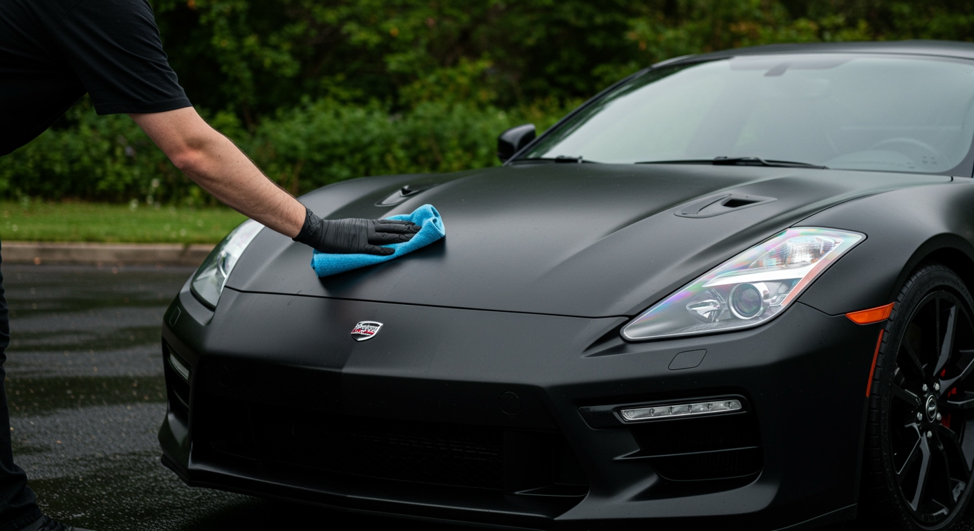 How to Maintain a Matte Black Wrap - TeckWrap UK Official