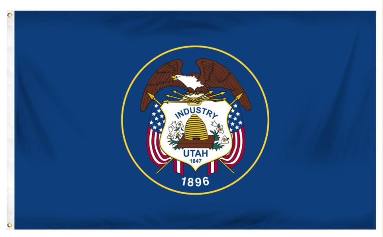Utah State Flag - 5' x 8' - Polyester | US Flag Store