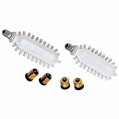 LED Screw-In Retrofit Kit with Adapters 120 Volt, For Green signs Only