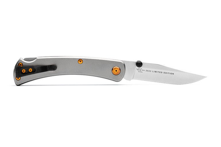Buck 110 Titanium Slim Pro TRX Limited Edition S45VN Blade 0110GYSLE1-B ...