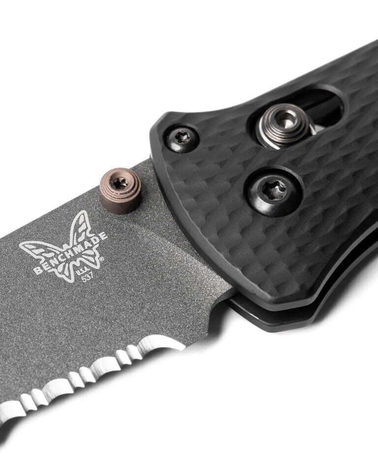 Benchmade 537SGY-03 Bailout CPM-M4 Tanto Knife Axis Black Aluminum ...