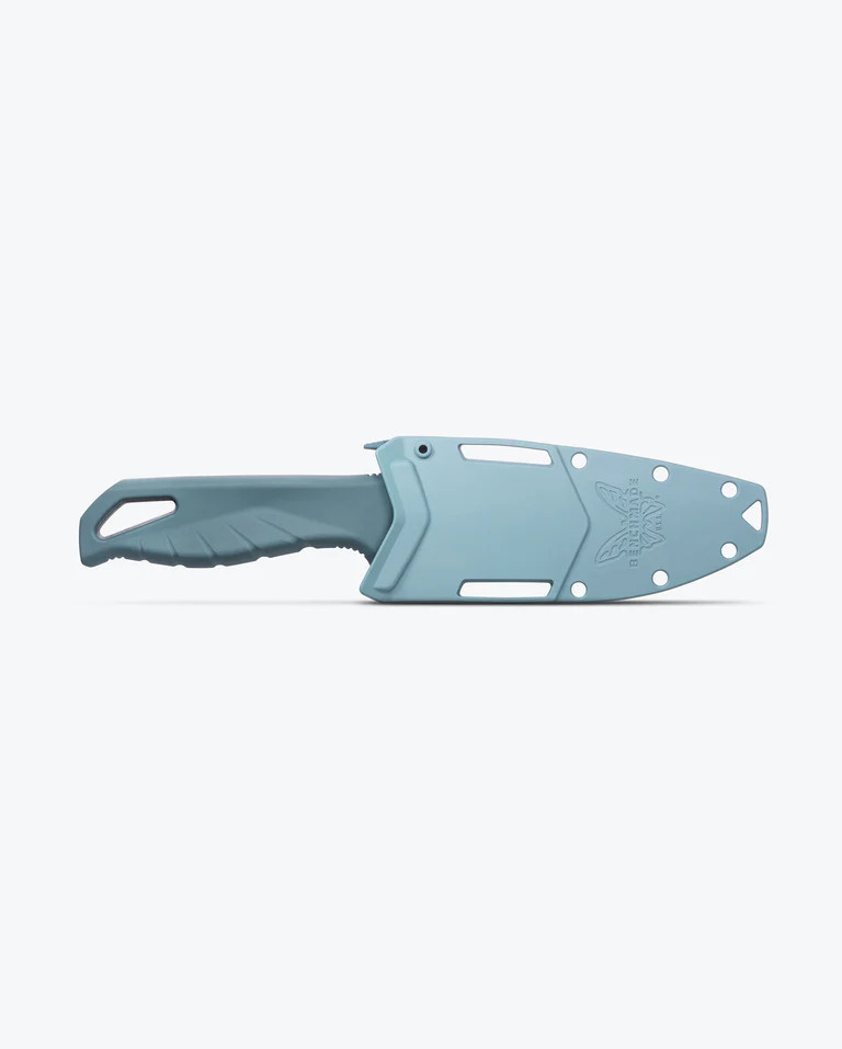Benchmade 18040S Undercurrent Depth Blue Sheepsfoot Fixed Blade Knife