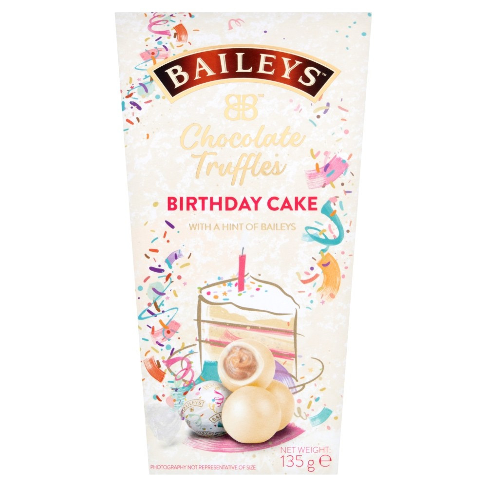 Baileys Chocolate Truffles Birthday Cake (135g)