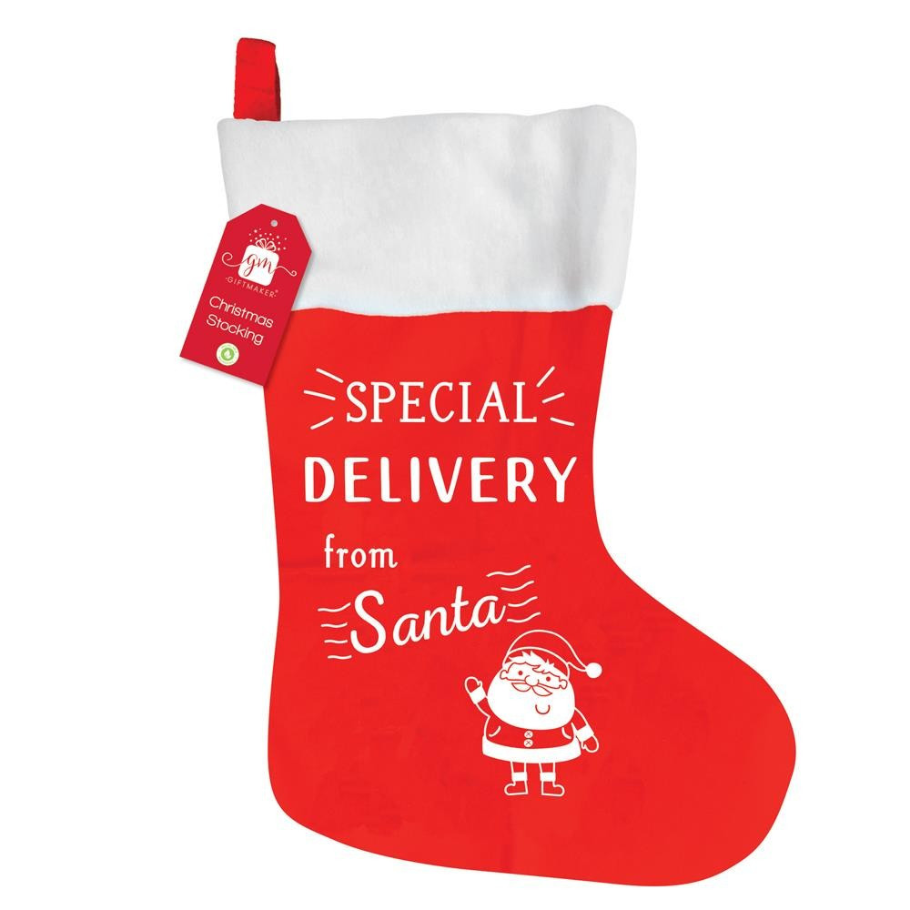 Personalized Special Delivery Christmas Stocking