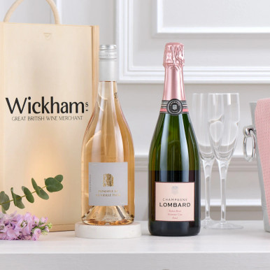Rosé Wine and Rosé Champagne Gift Set | A Rosé Wine Lovers Ideal Gift ...