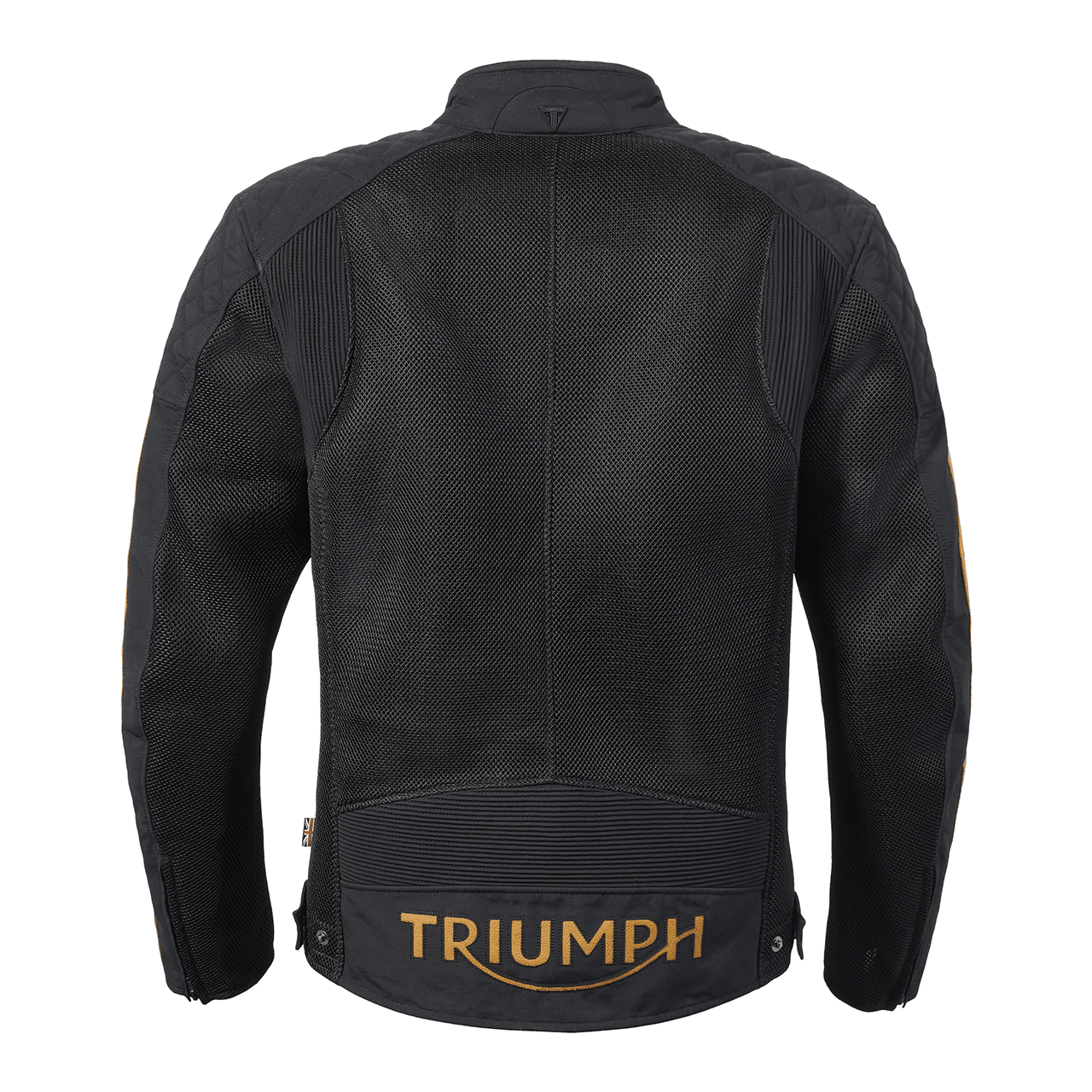 Triumph | Braddan Retro Mesh Jacket Black Gold | Webbs