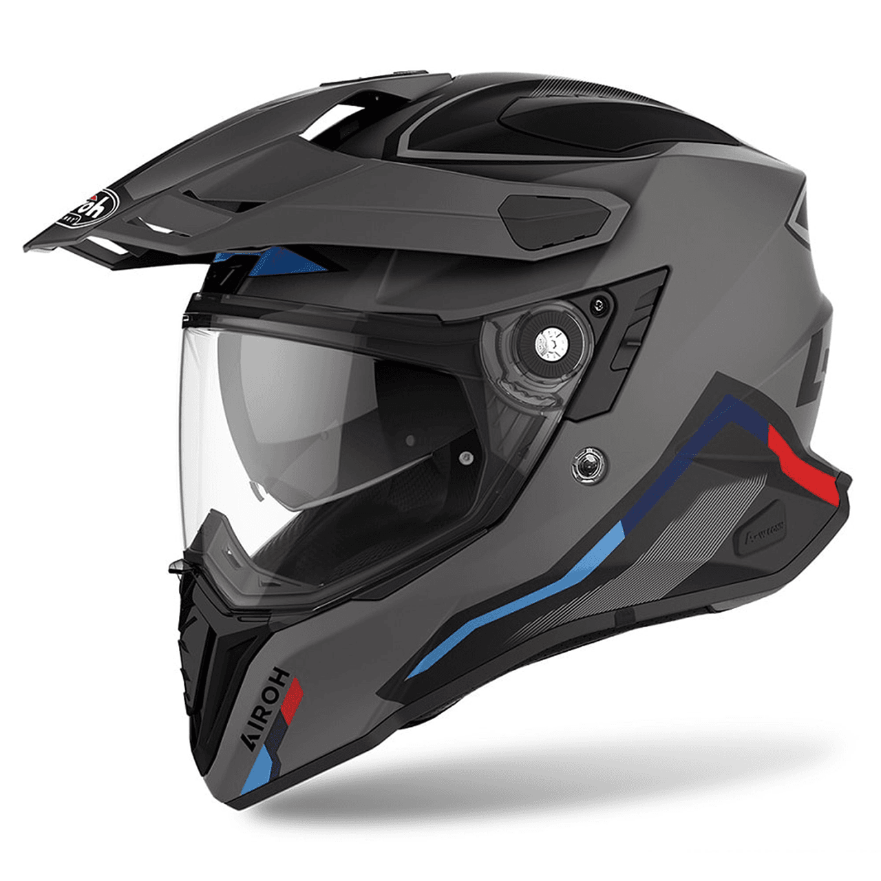 AIROH | COMMANDER 'FACTOR' ADVENTURE MOTORCYCLE HELMET - ANTHRACITE ...