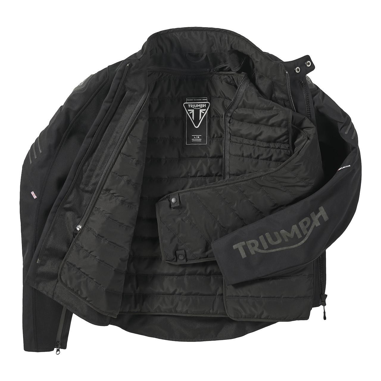 Triumph | shrike-tritech-jacket-black| Webbs