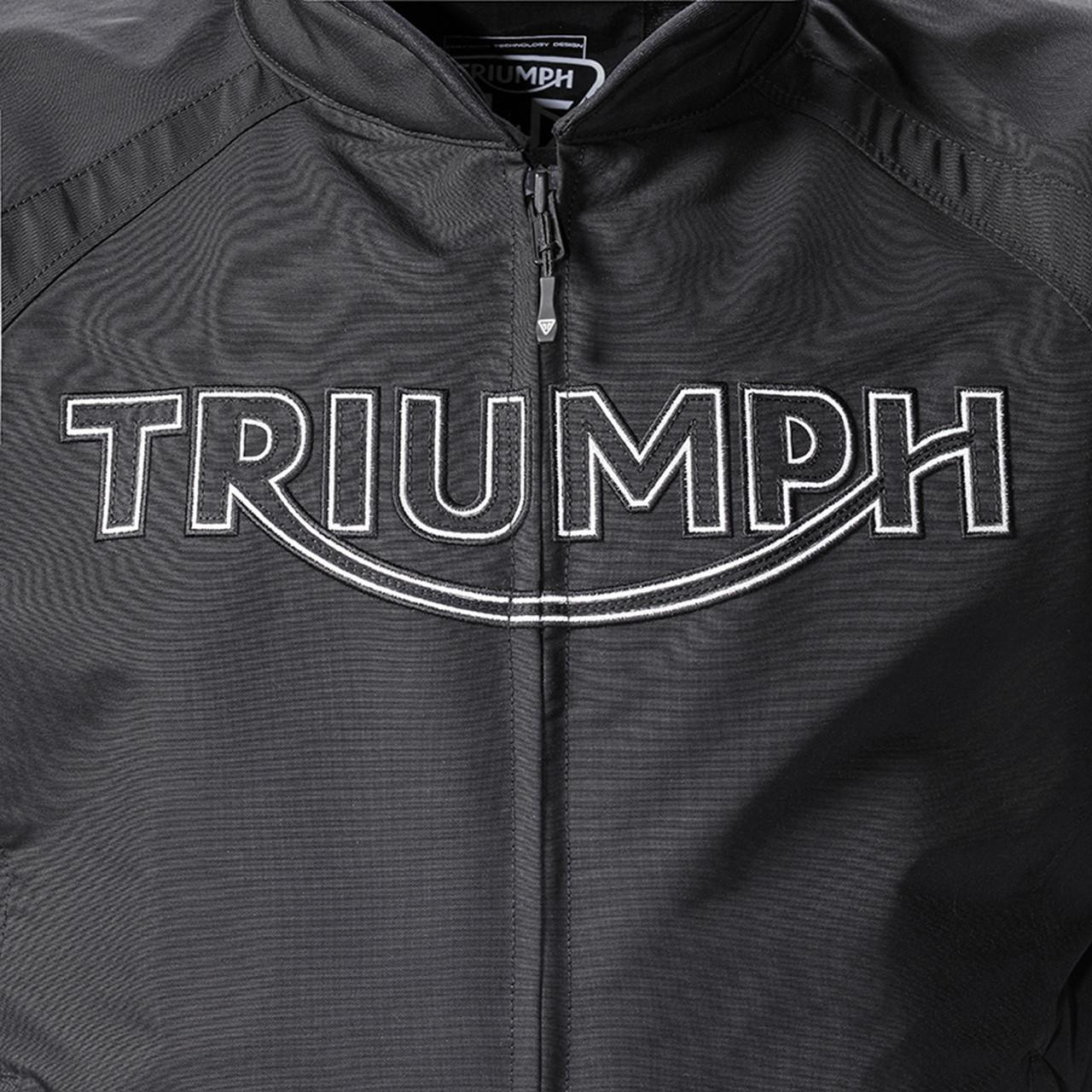 Triumph | TRIUMPH TRIPLE ROADSTER WATERPROOF TEXTILE JACKET BLACK | Webbs