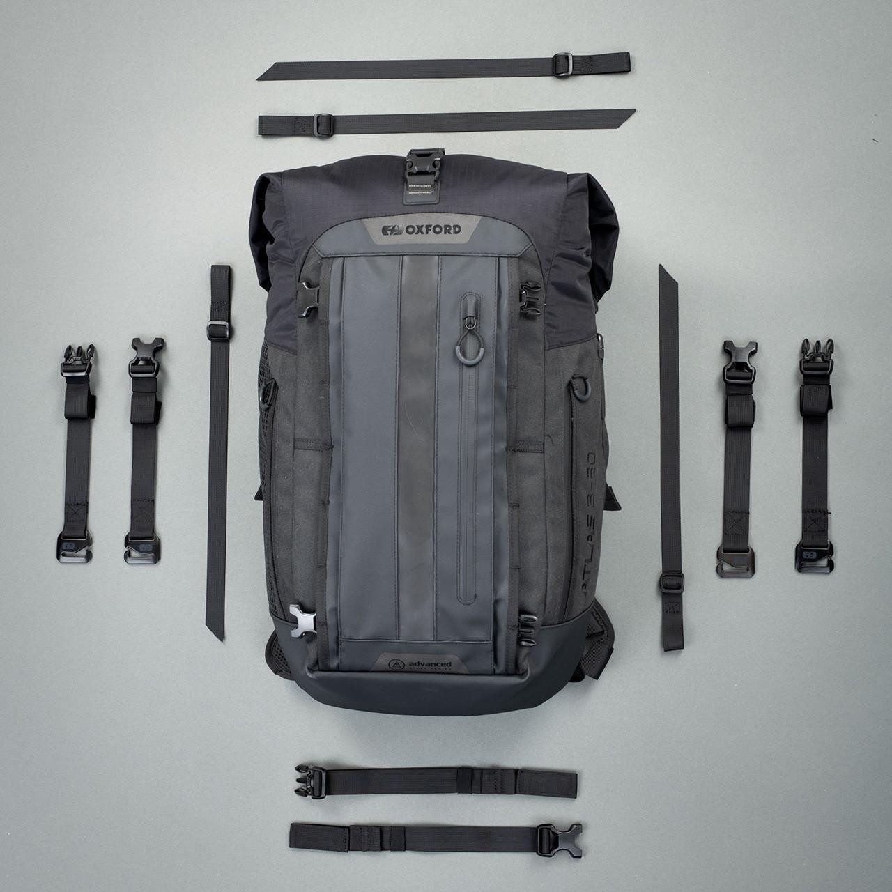 Oxford | Atlas B-20 Advanced Backpack Charcoal/Black | Webbs
