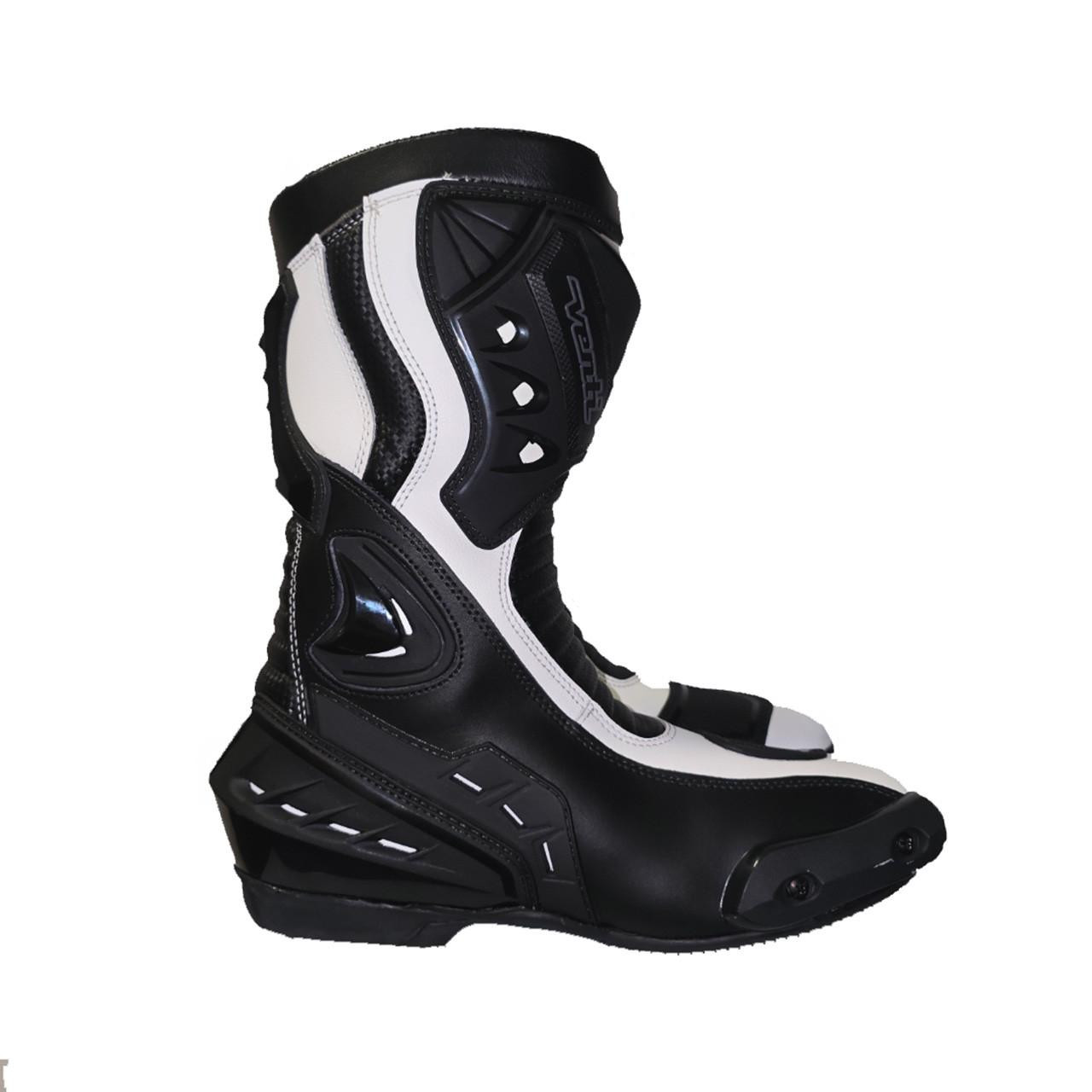 Mens Motorcycle Boots | Venti Descent Sport Boot White | Webbs