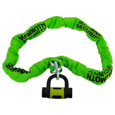 Mammoth| 10MM X 1.5M SQUARE CHAIN AND D-LOCK | Webbs