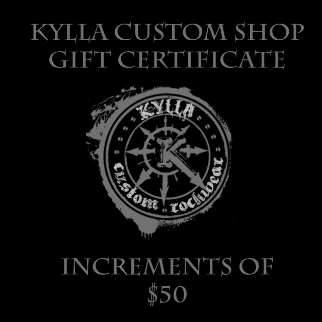 Kylla Custom Rock Wear Shop - Page 1 - Kylla Custom Rock Wear