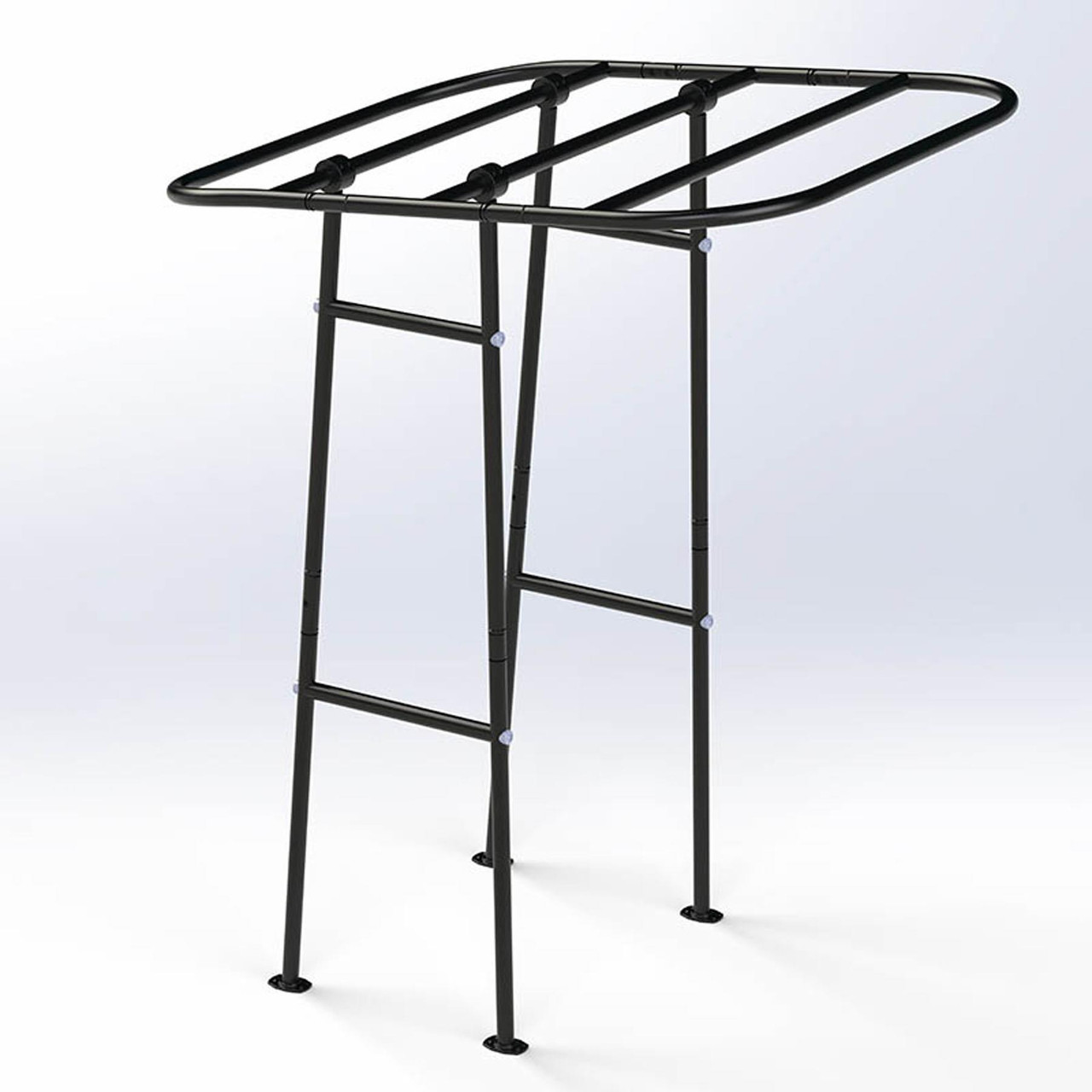 Galaxy MAJOR Black Bimini T-top Fishing Boat Tower Rack Centre ...